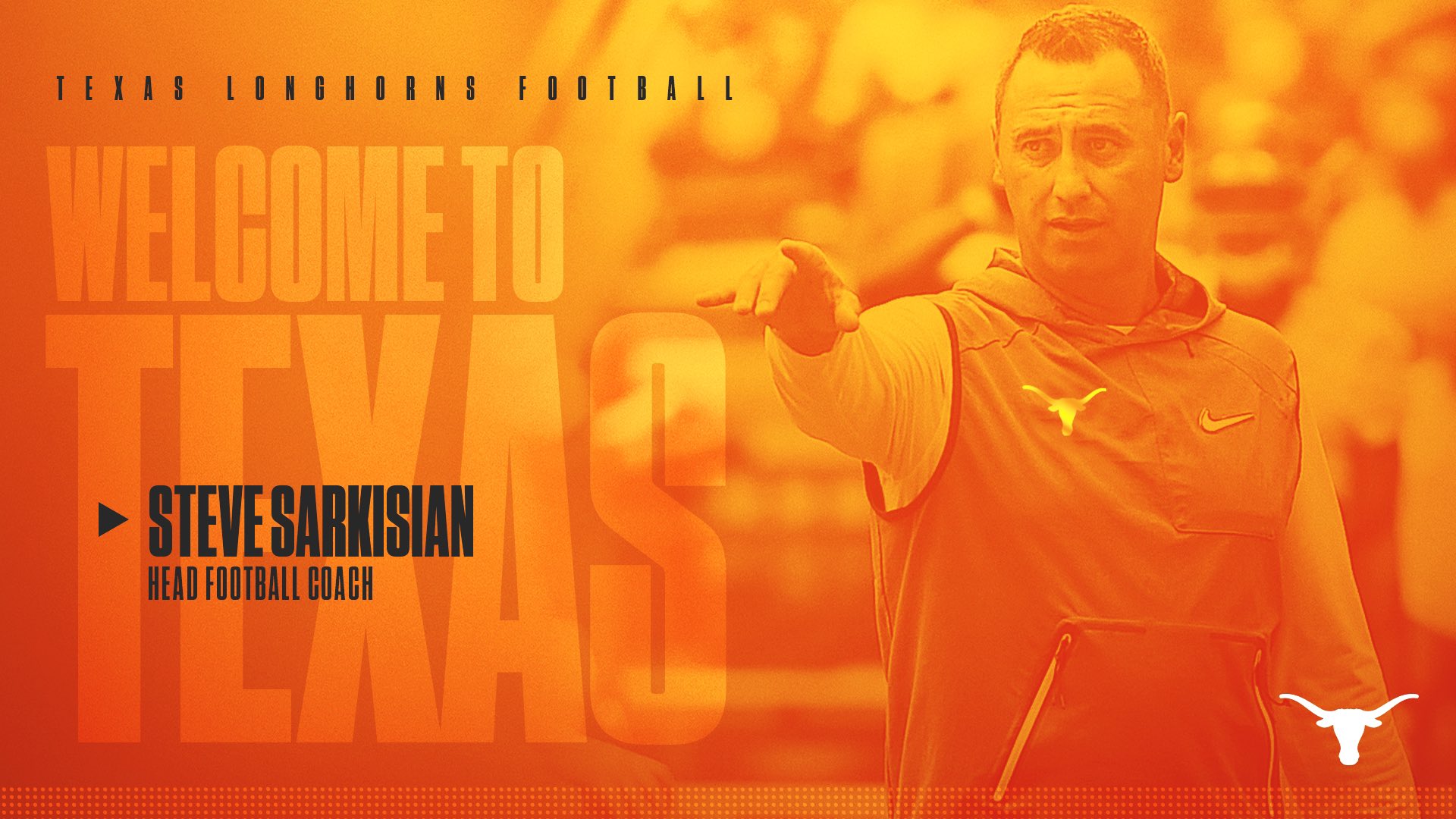 Texas officially announces Steve Sarkisian as new coach - Saturday Down ...