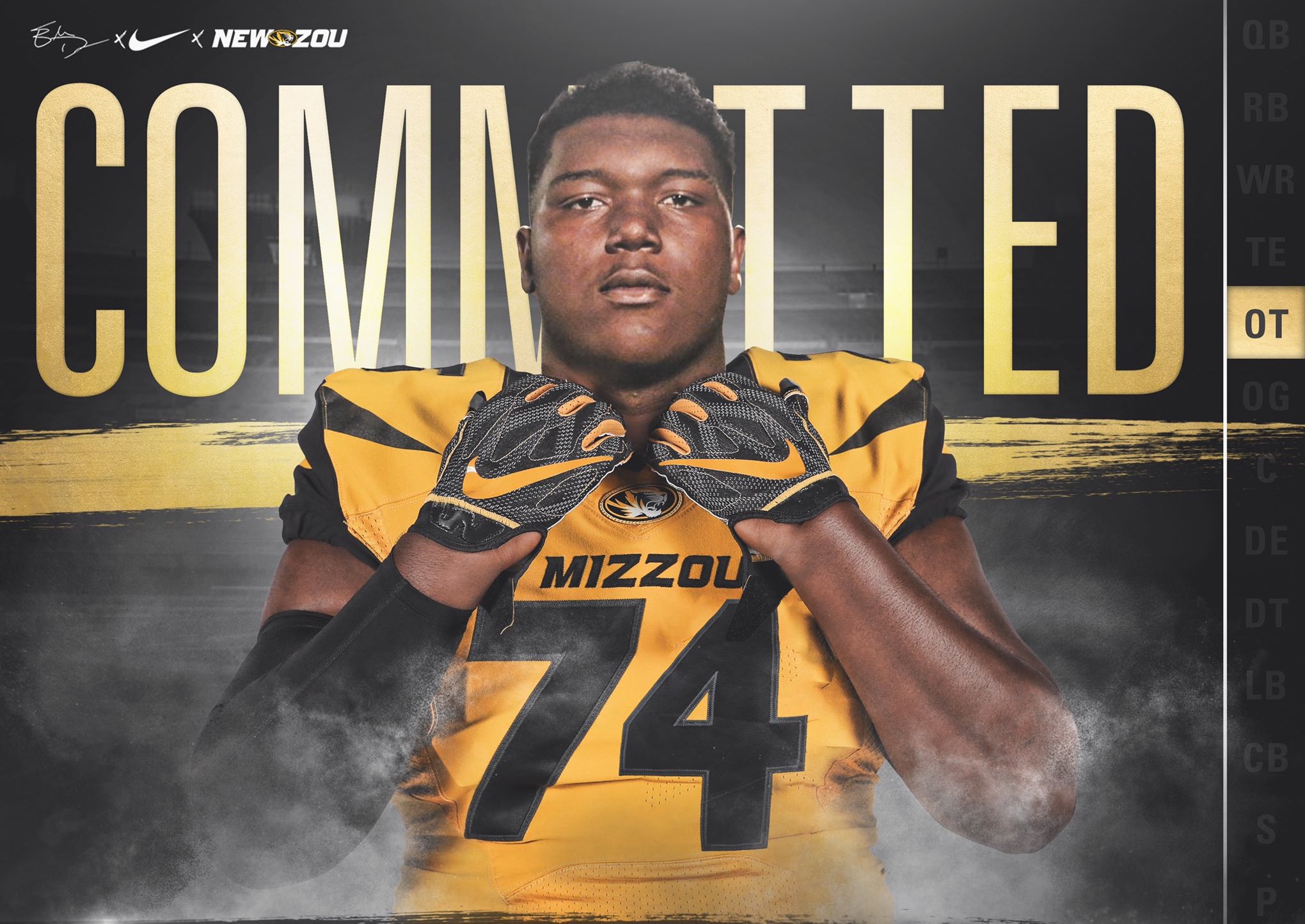 Mizzou lands 2021 commitment from Tennessee OT, former Vols signee ...