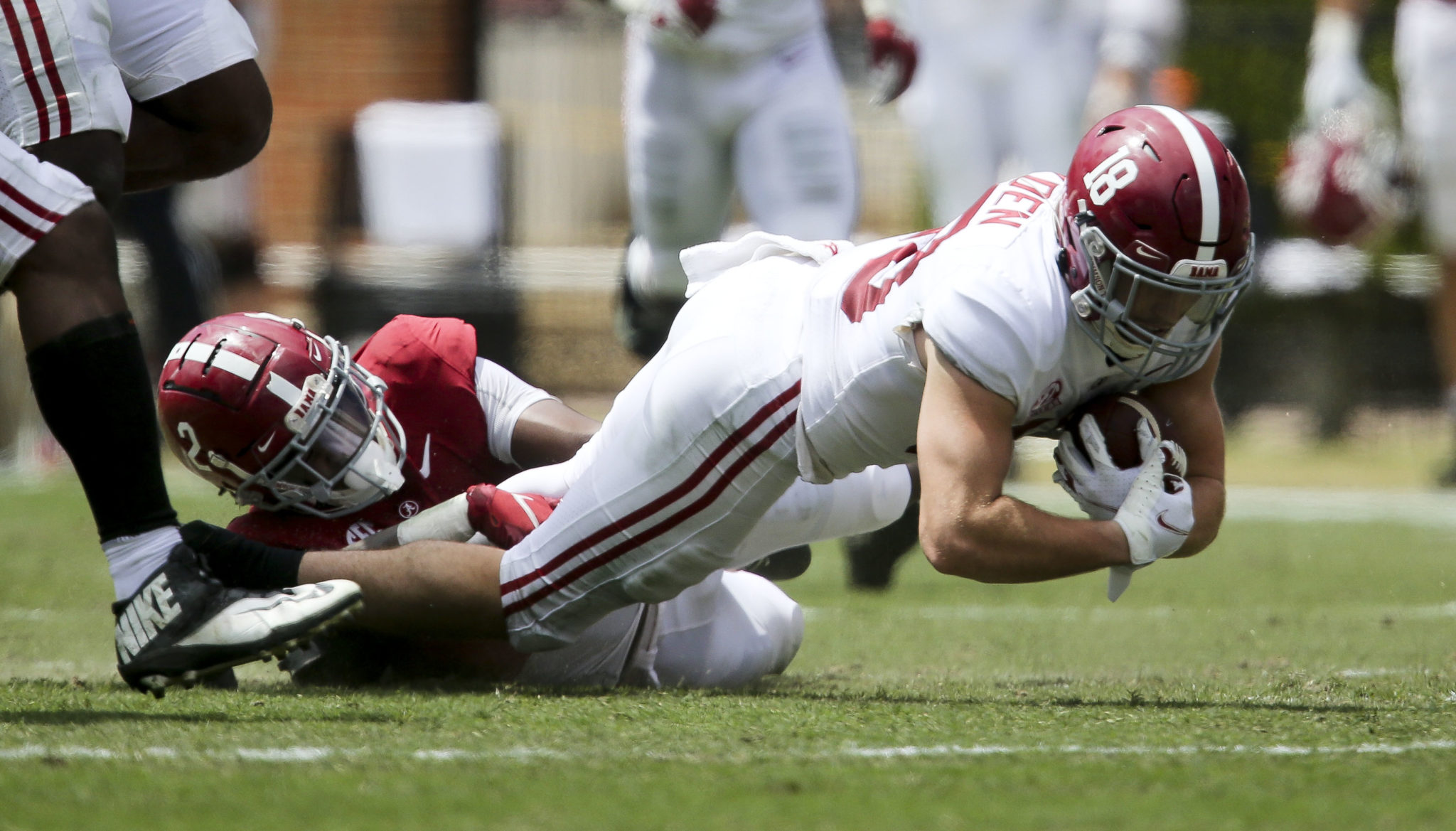Slade Bolden responds to Nick Saban's spring game zinger - Saturday ...