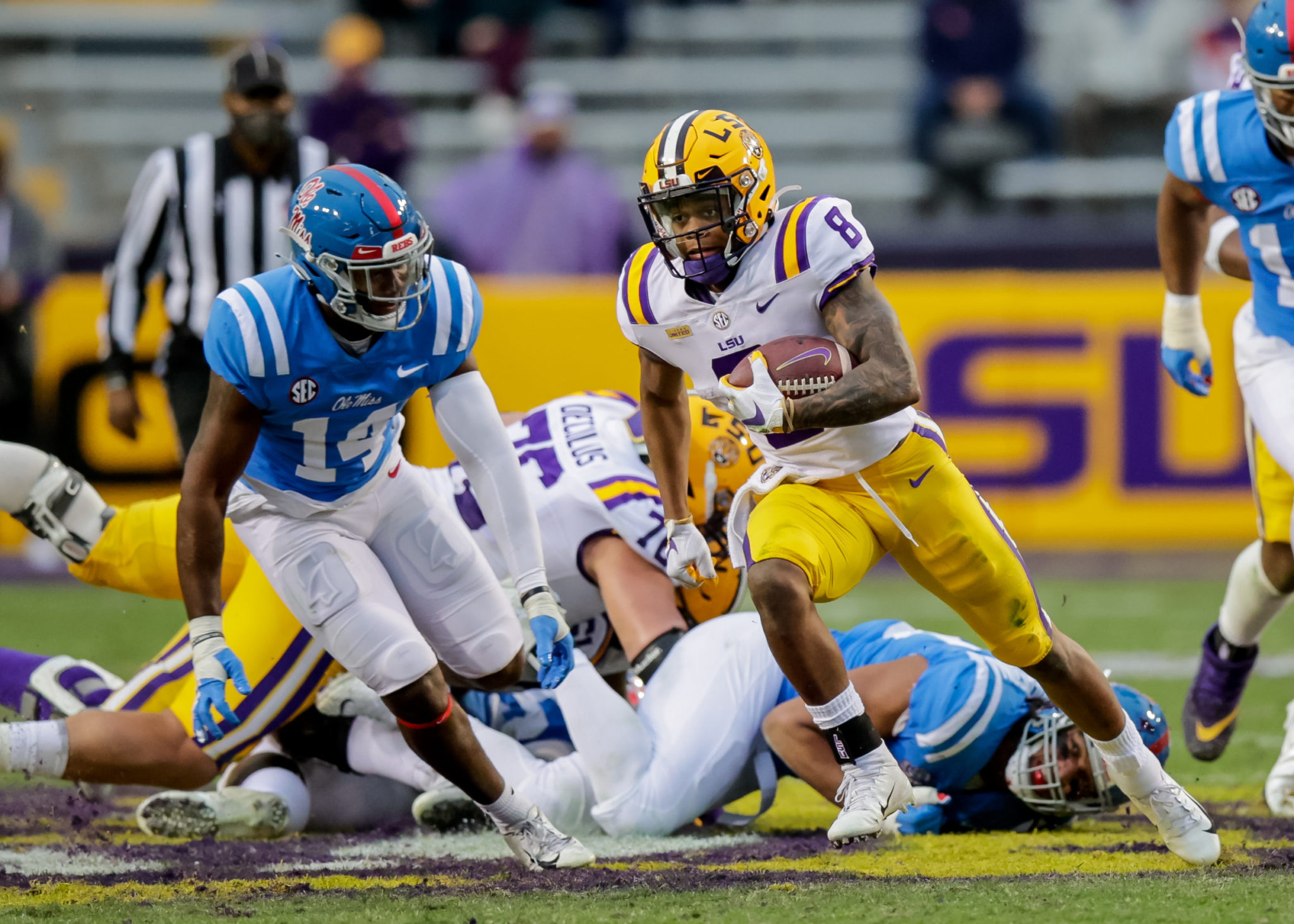 Report: 'Speculation' that LSU RB who transferred to Oklahoma could ...