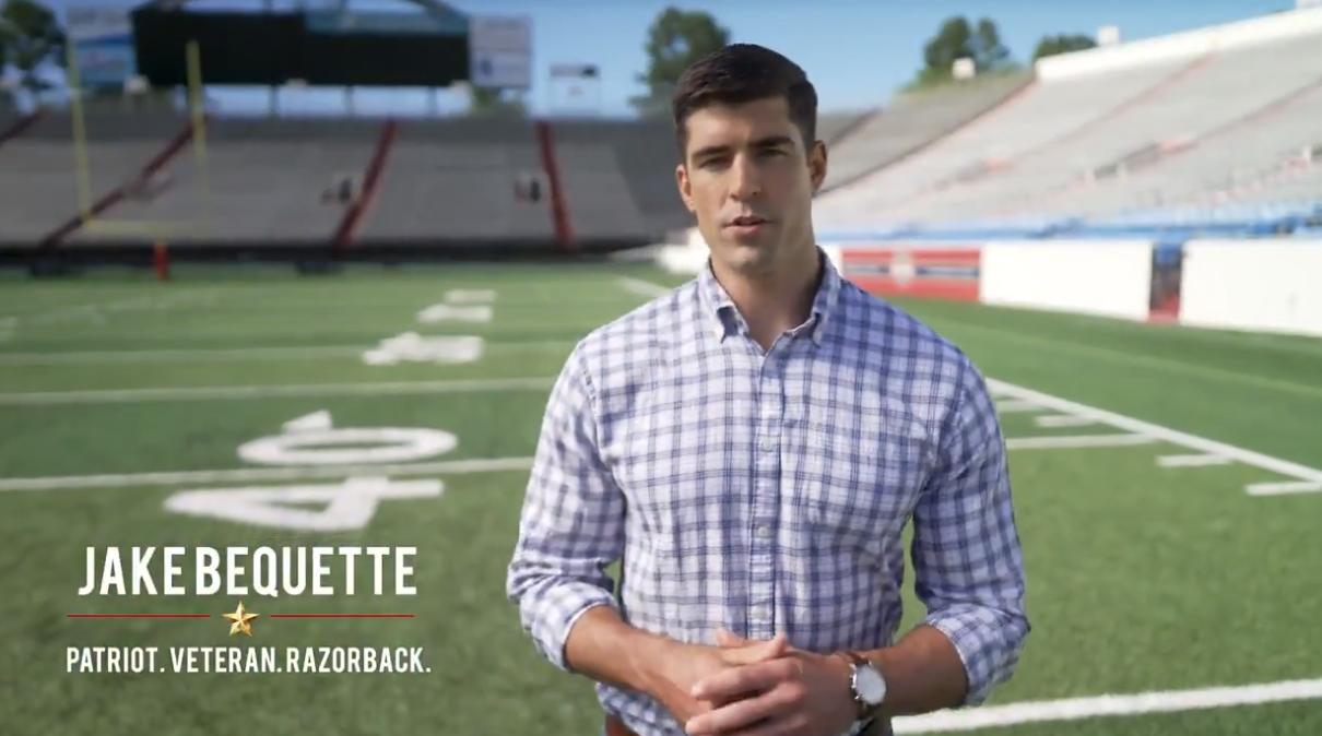 Former Razorback Jake Bequette announces he's running for United States ...