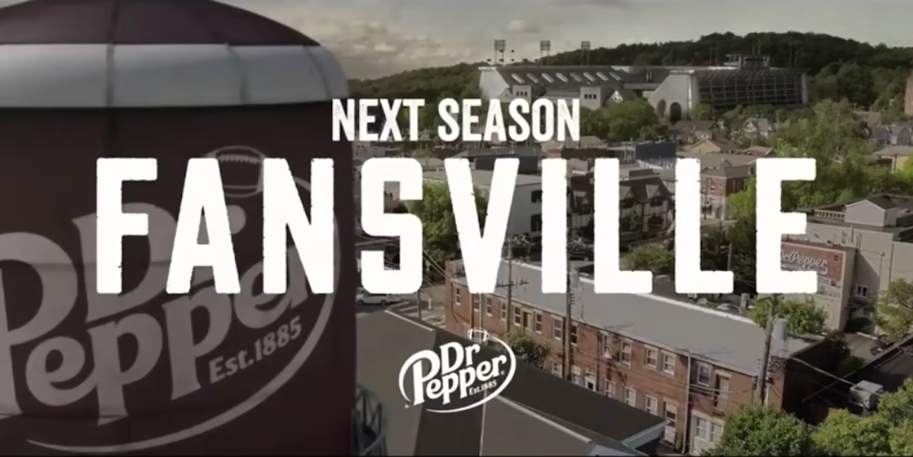 Welcome to Fansville: Dr Pepper inks deal with CFB star QB for 2021 ad ...