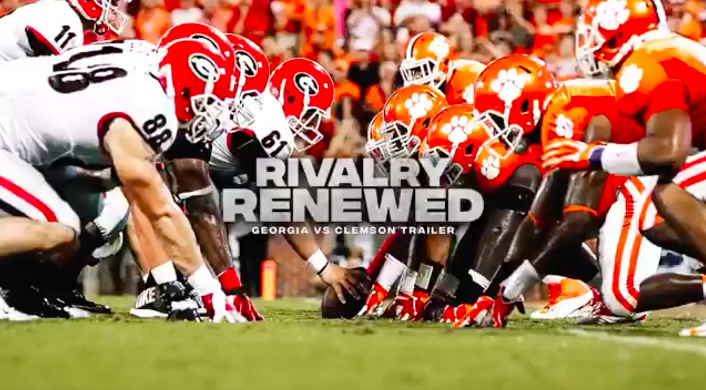 Ernie Johnson narrates epic trailer about Georgia-Clemson rivalry being ...
