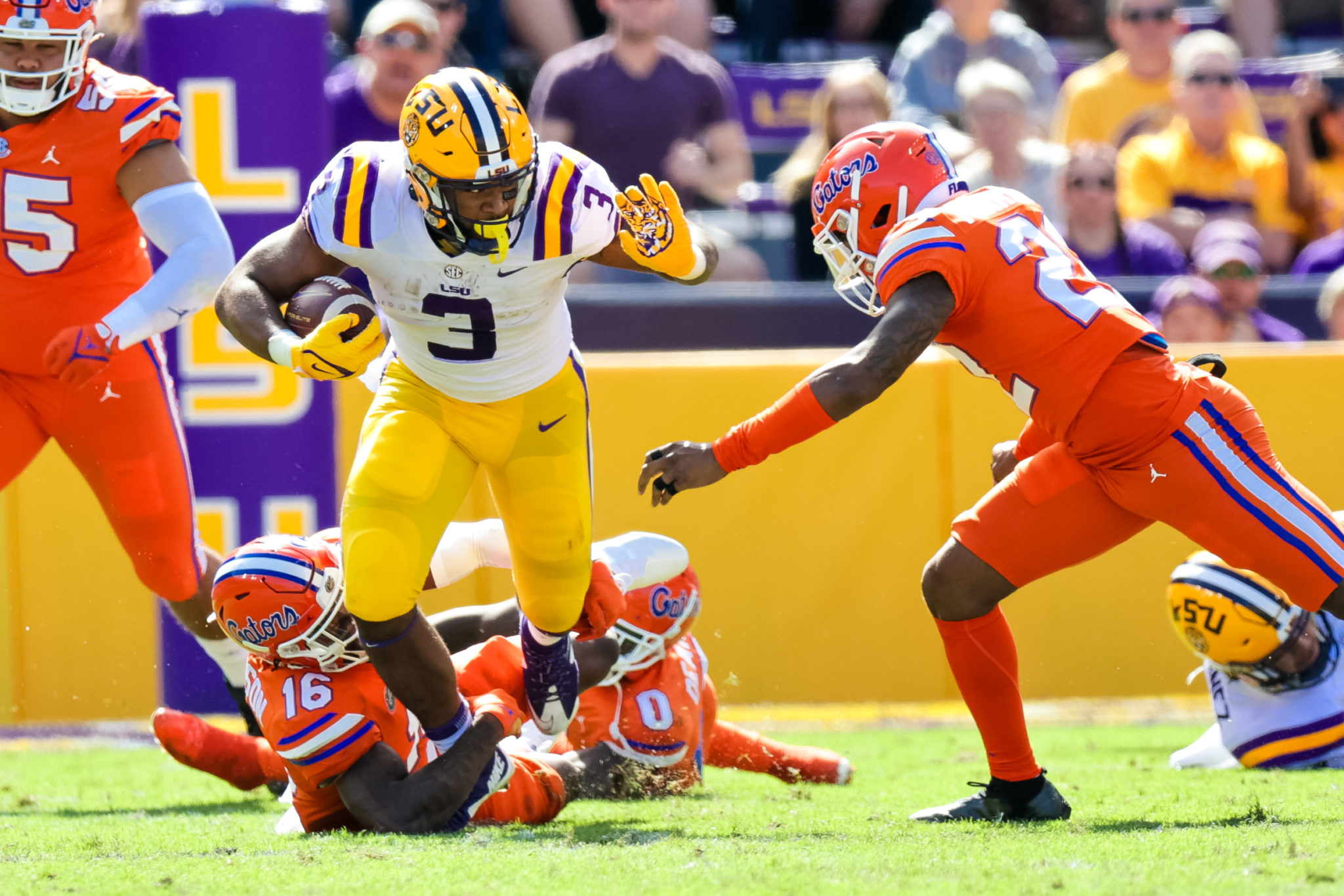LSU's Tyrion Davis-Price sets records with monster performance against ...