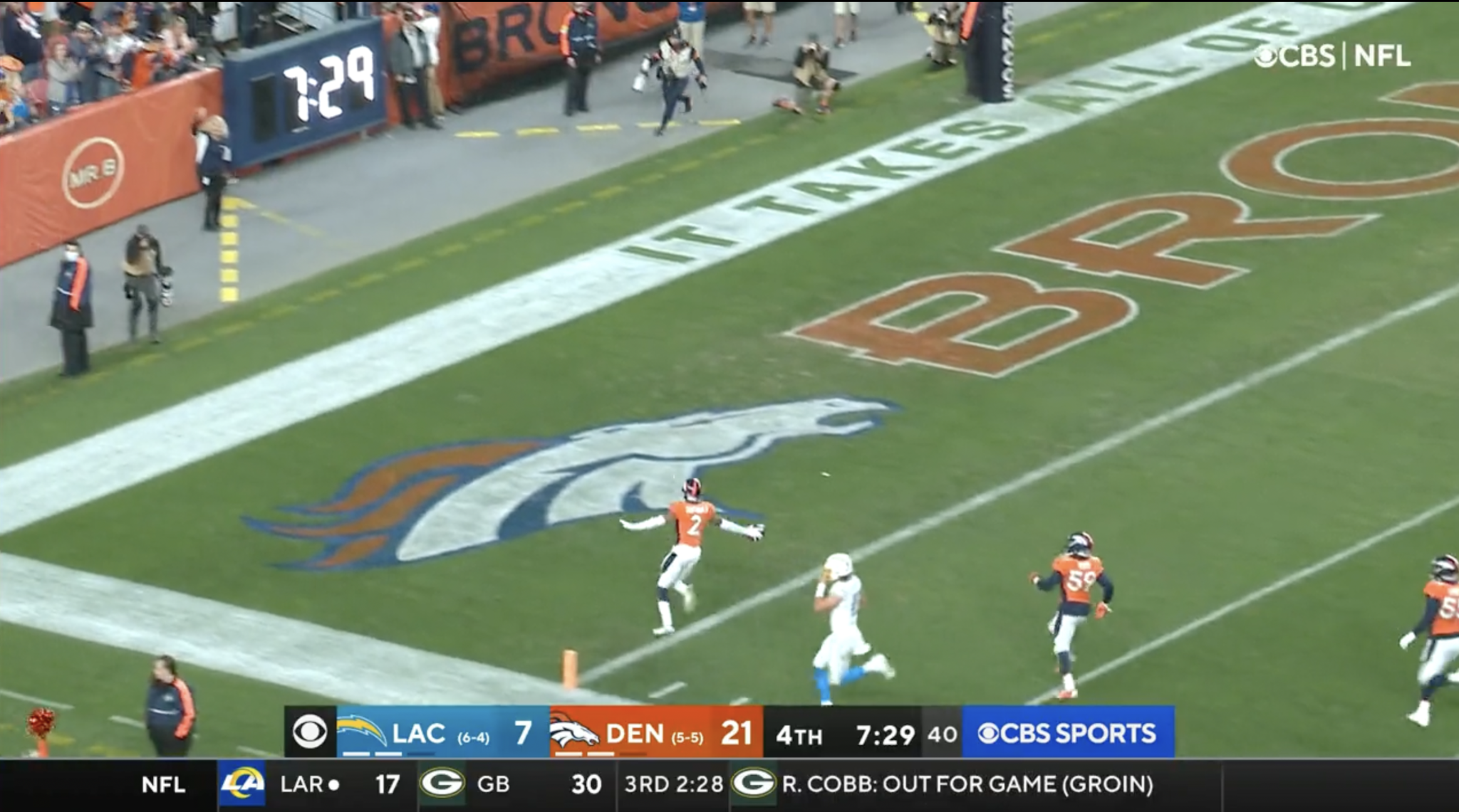 Patrick Surtain makes 2 fourth-quarter interceptions, including a pick ...