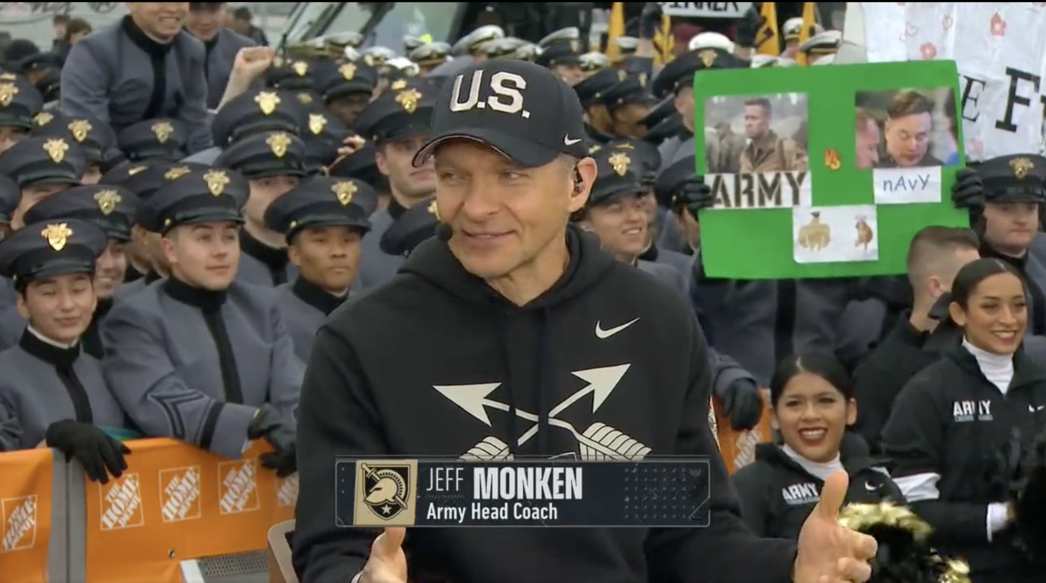 Jeff Monken speaks to the significance, impact of Army-Navy game ...