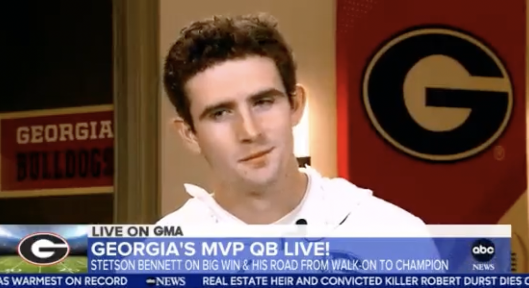 Stetson Bennett all nighter: Championship QB says 'bet on yourself ...