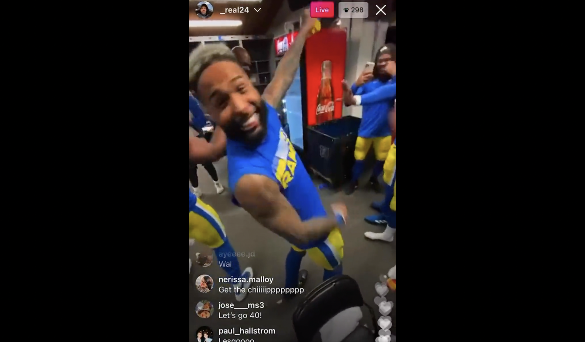 Odell Beckham Jr. leads dancing celebration in Los Angeles Rams' post ...