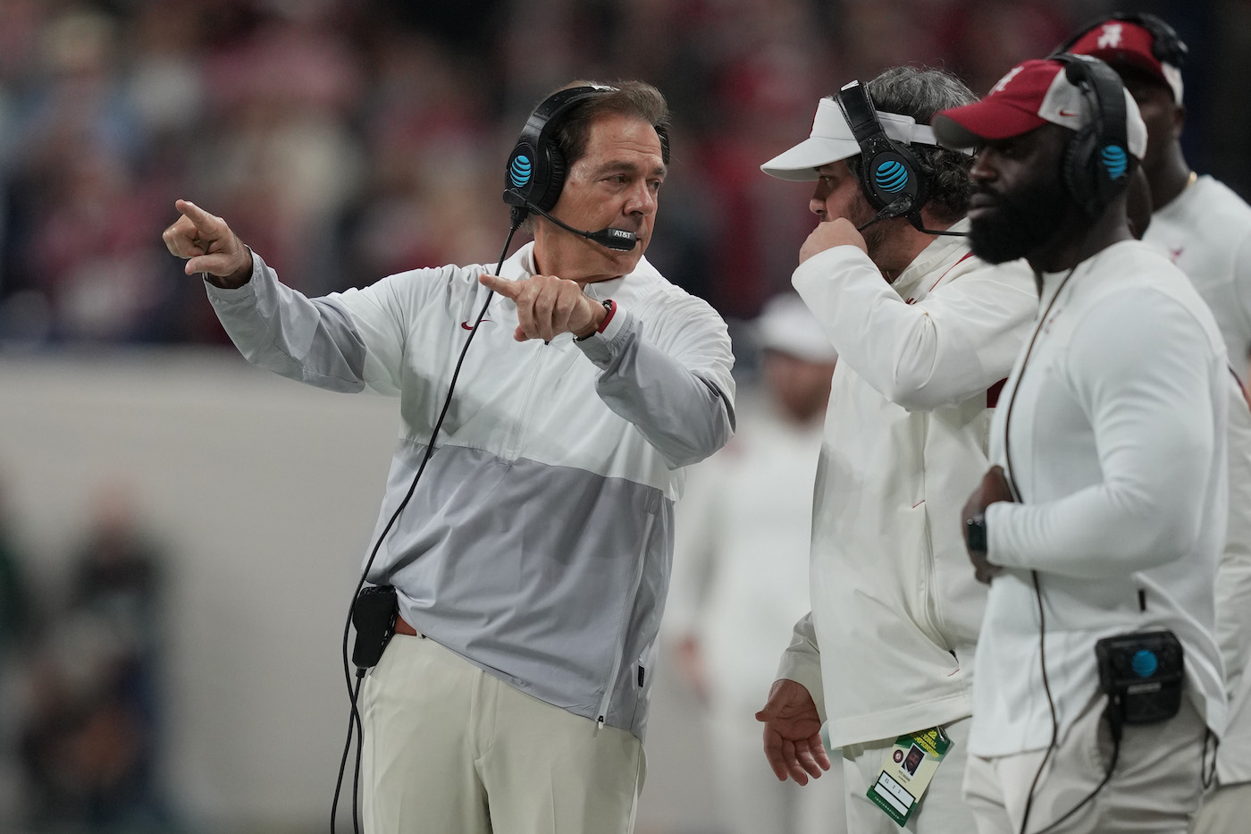 Nick Saban discusses adapting offense without Jameson Williams ...