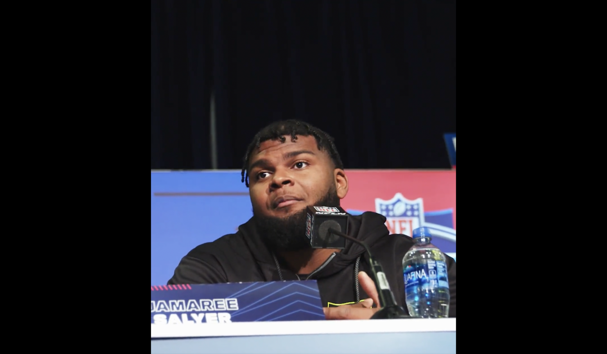 Jamaree Salyer gives a detailed, passionate explanation for why he ...