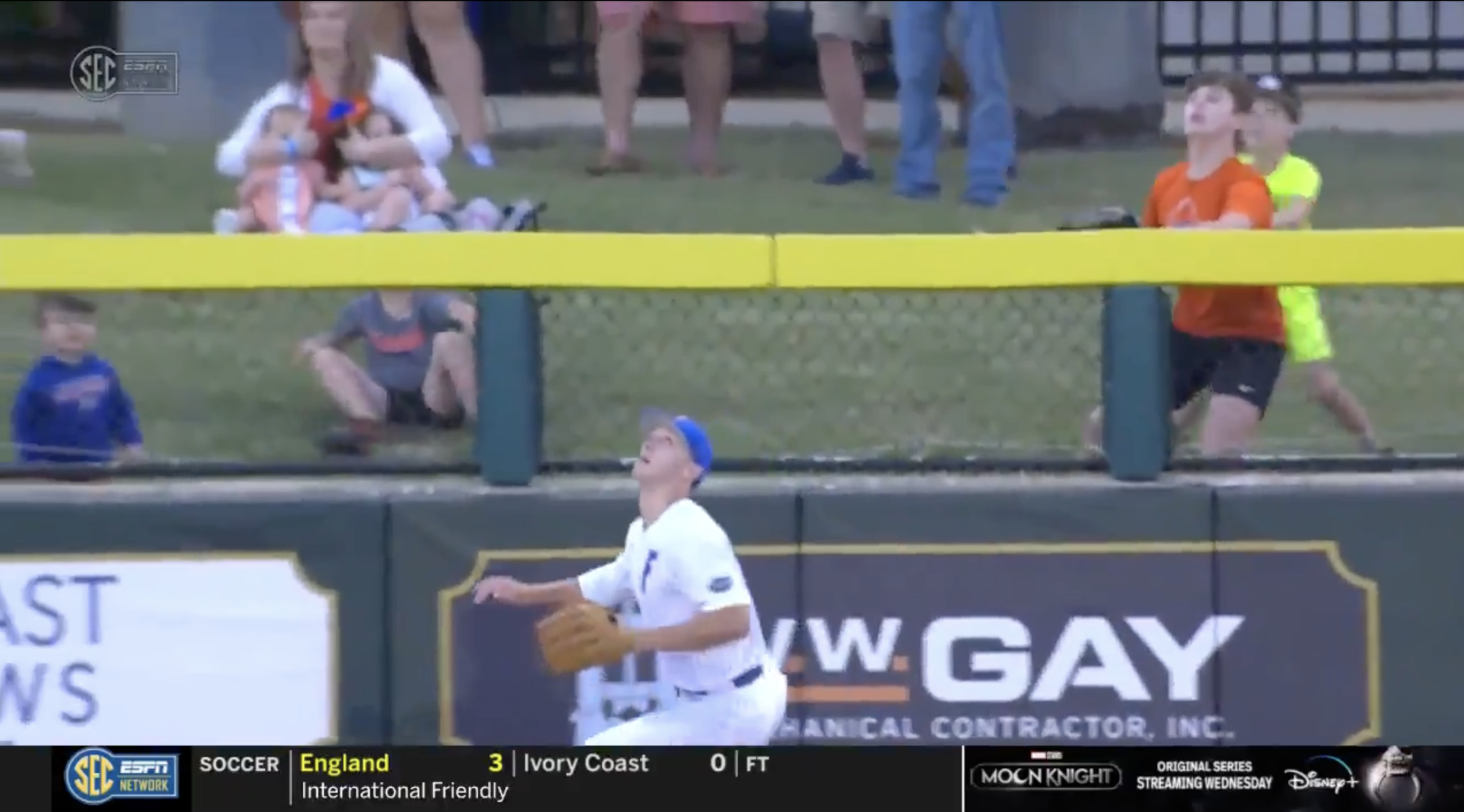 Highway robbery: Florida's Wyatt Langford uses sno-cone catch to snatch ...