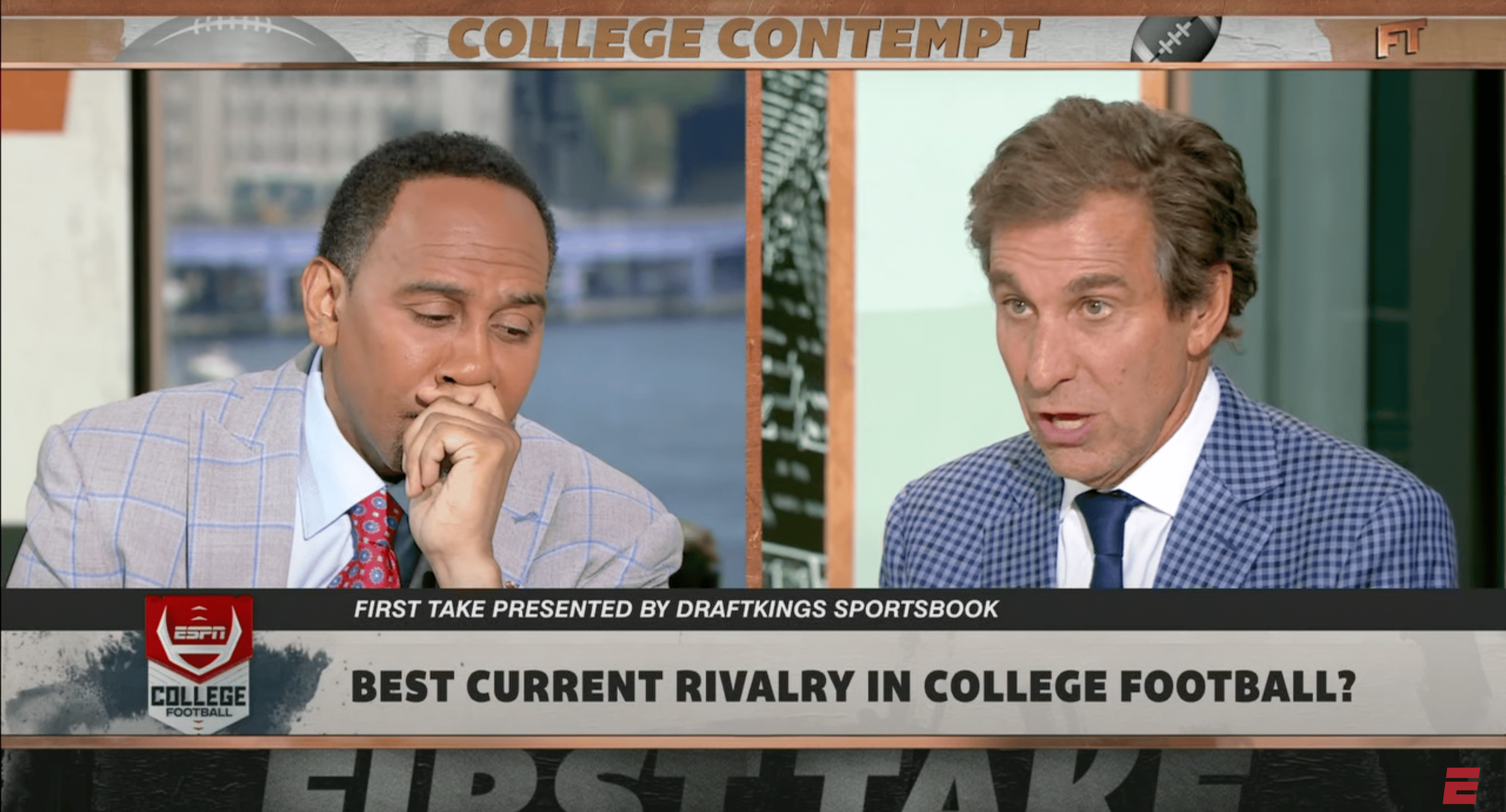 Stephen A. Smith, Chris Russo spar over the best rivalries in college ...
