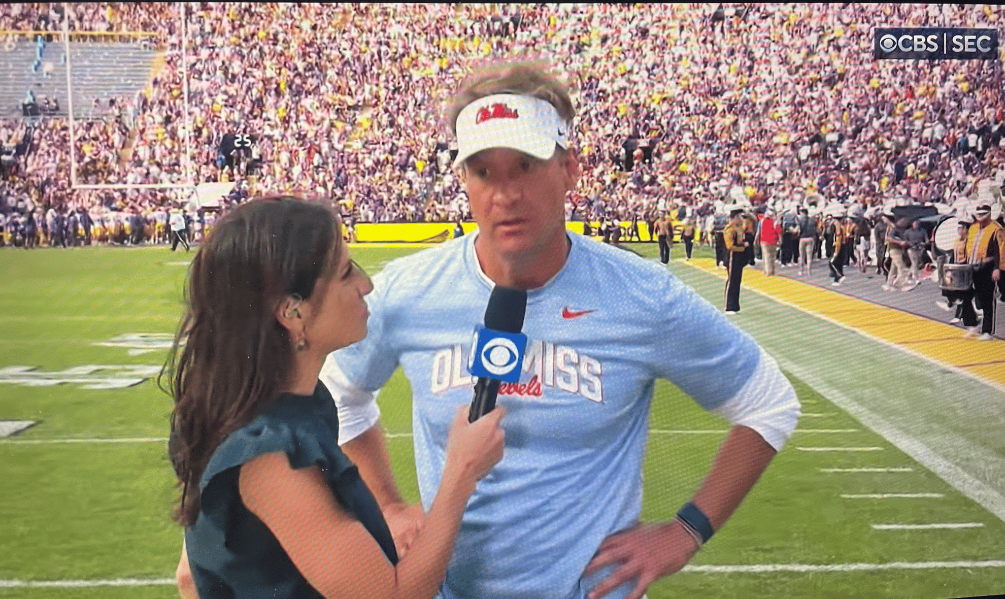 Lane Kiffin laments missed opportunities against LSU in halftime ...