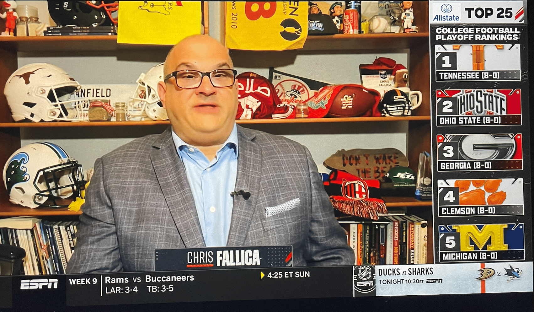 Chris 'The Bear' Fallica drops truth bomb about Playoff committee ...