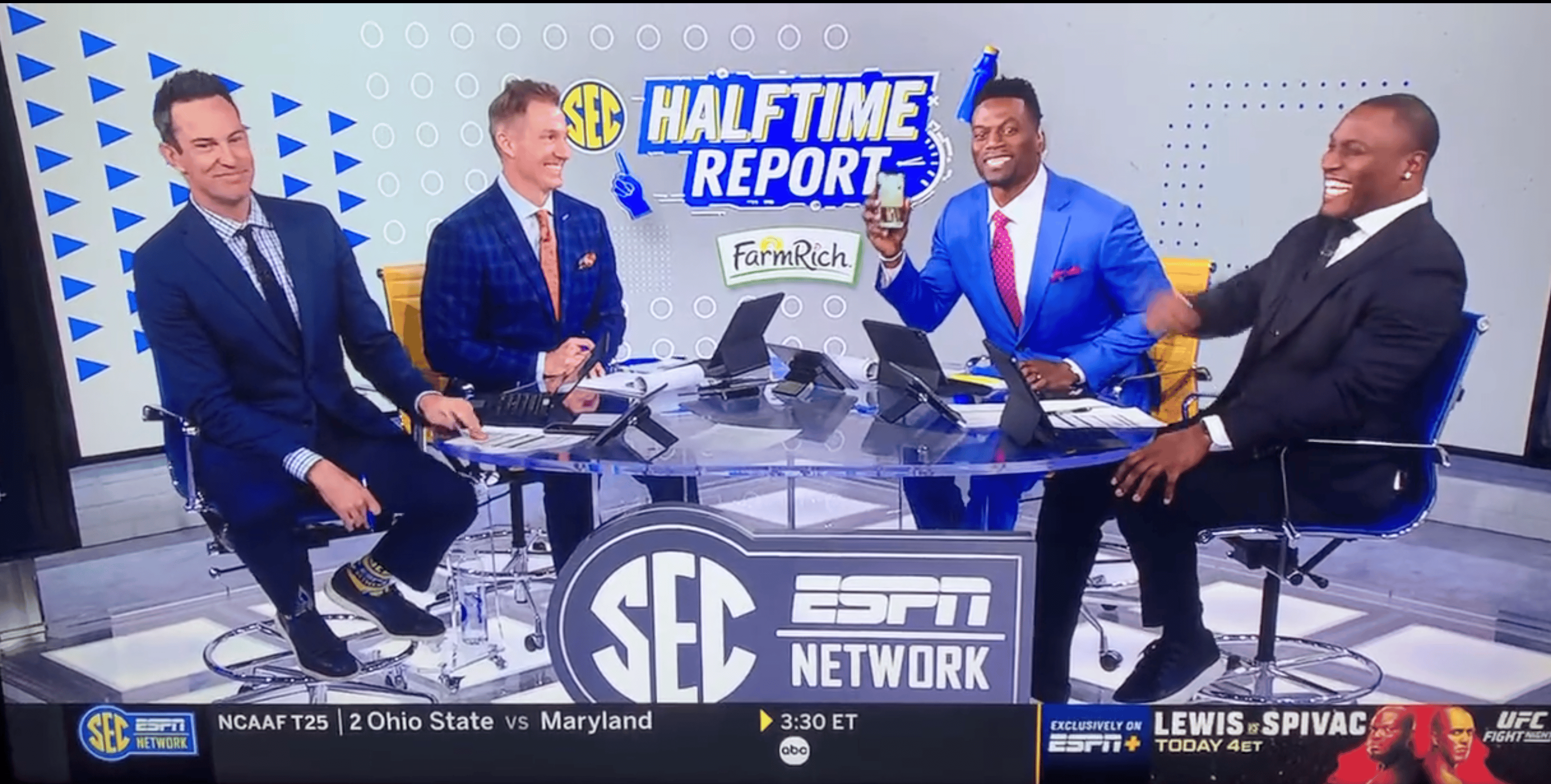 Peter Burns and Benjamin Watson post picture together after awkward ...