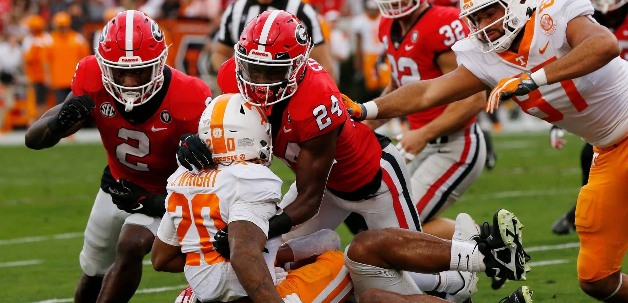 ESPN's FPI predicts the outcome of Georgia-Tennessee - Saturday Down South