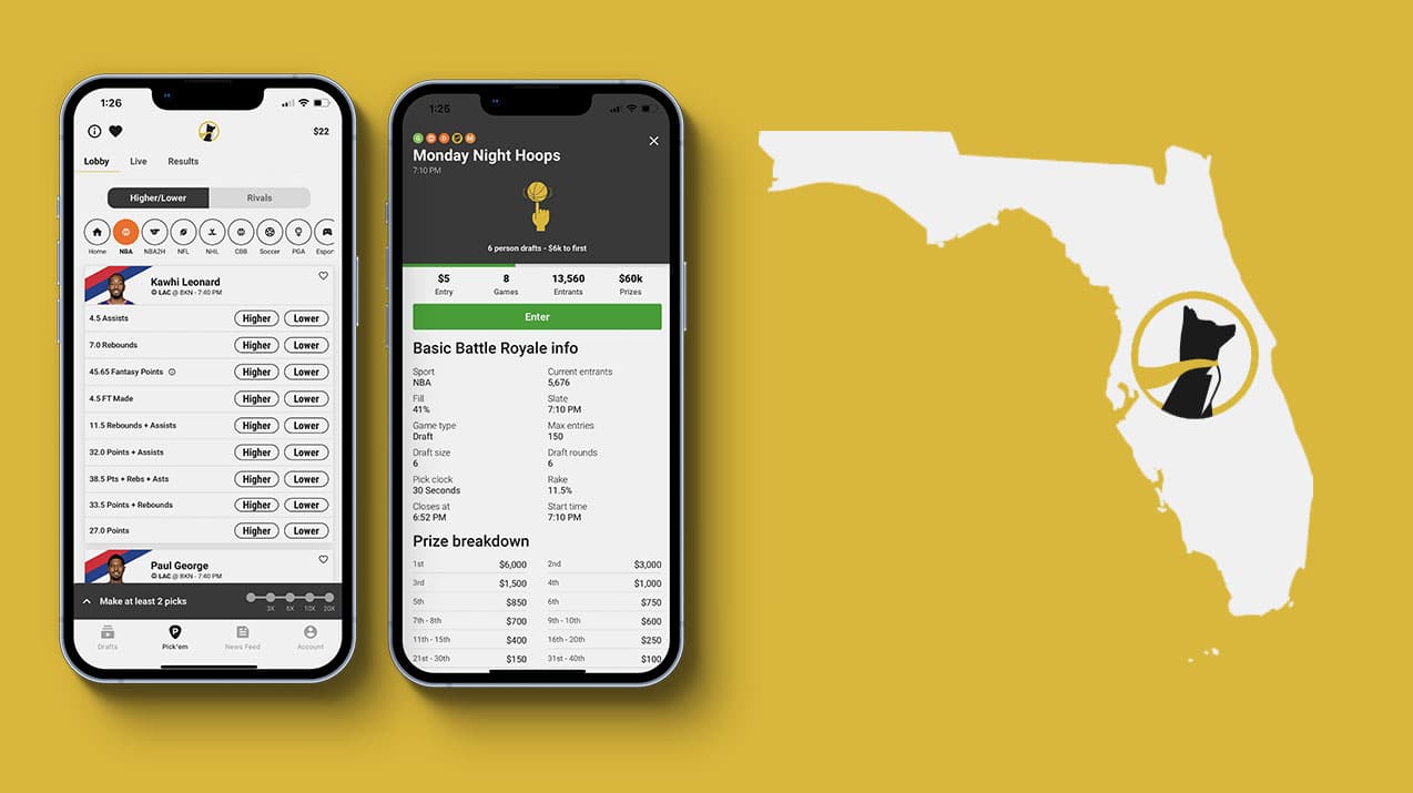 Underdog Fantasy Florida - 2023 Available Contests