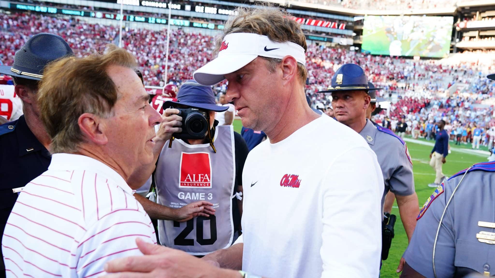 Lane Kiffin shares reaction to reported Alabama coaching hire ...