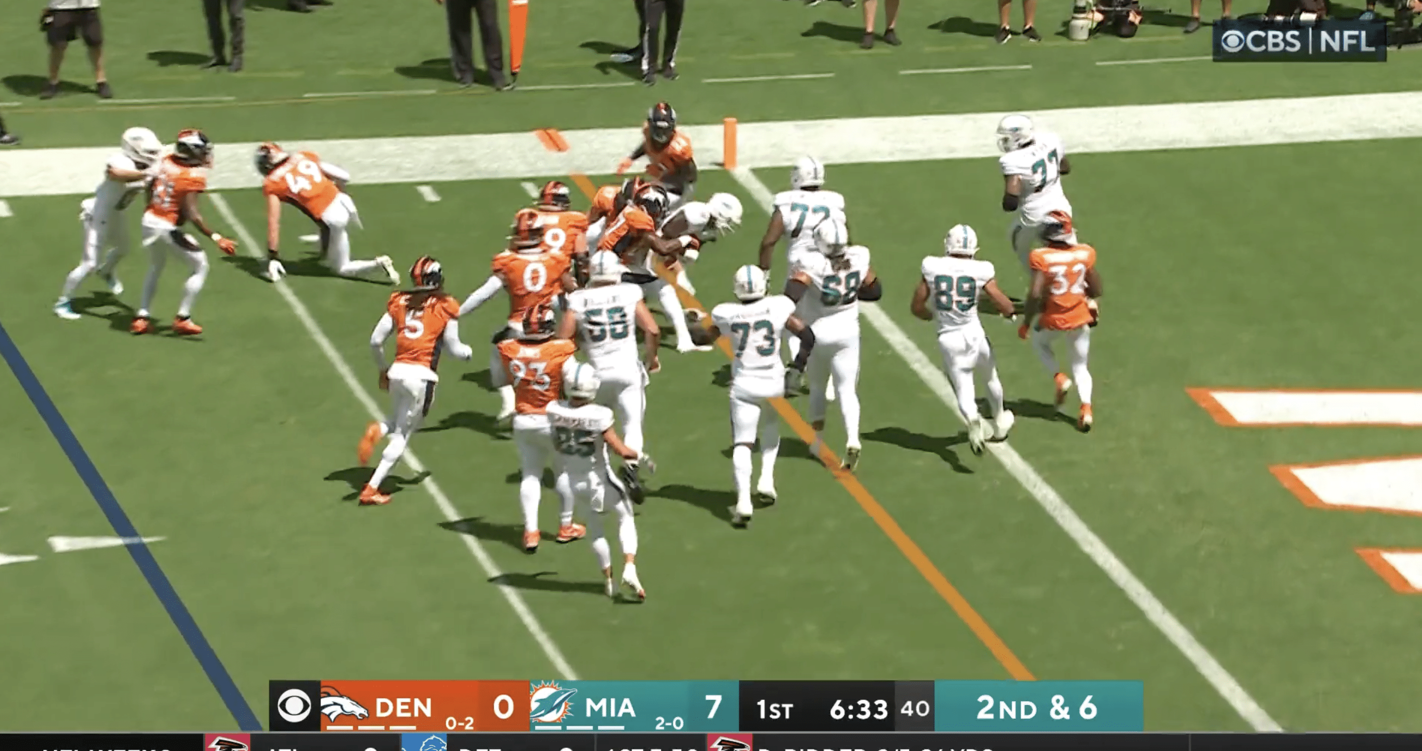 Devon Achane rumbles in for his first NFL touchdown - Saturday Down South