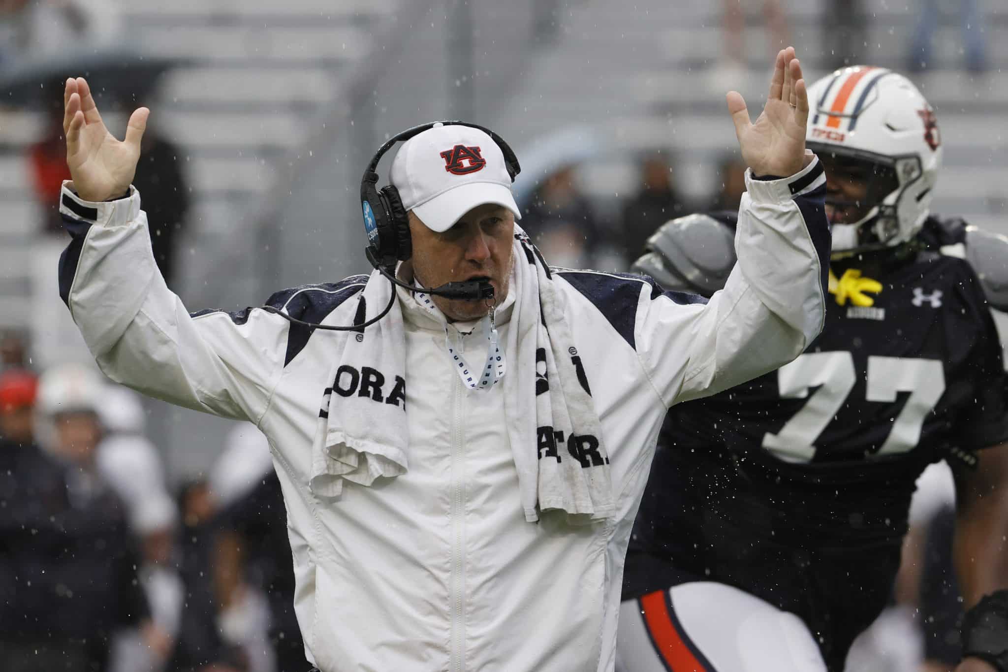 Hugh Freeze questions conference realignment, scheduling for small ...