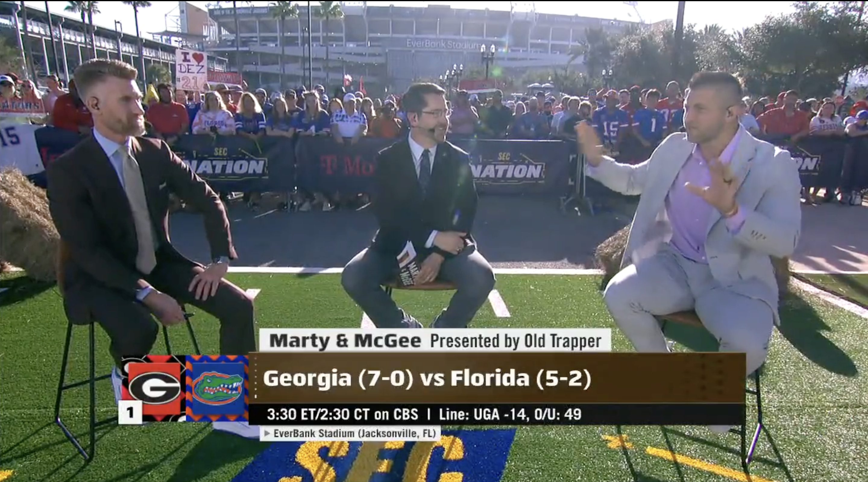 Tim Tebow gives fiery speech about meaning of Florida vs. Georgia ...