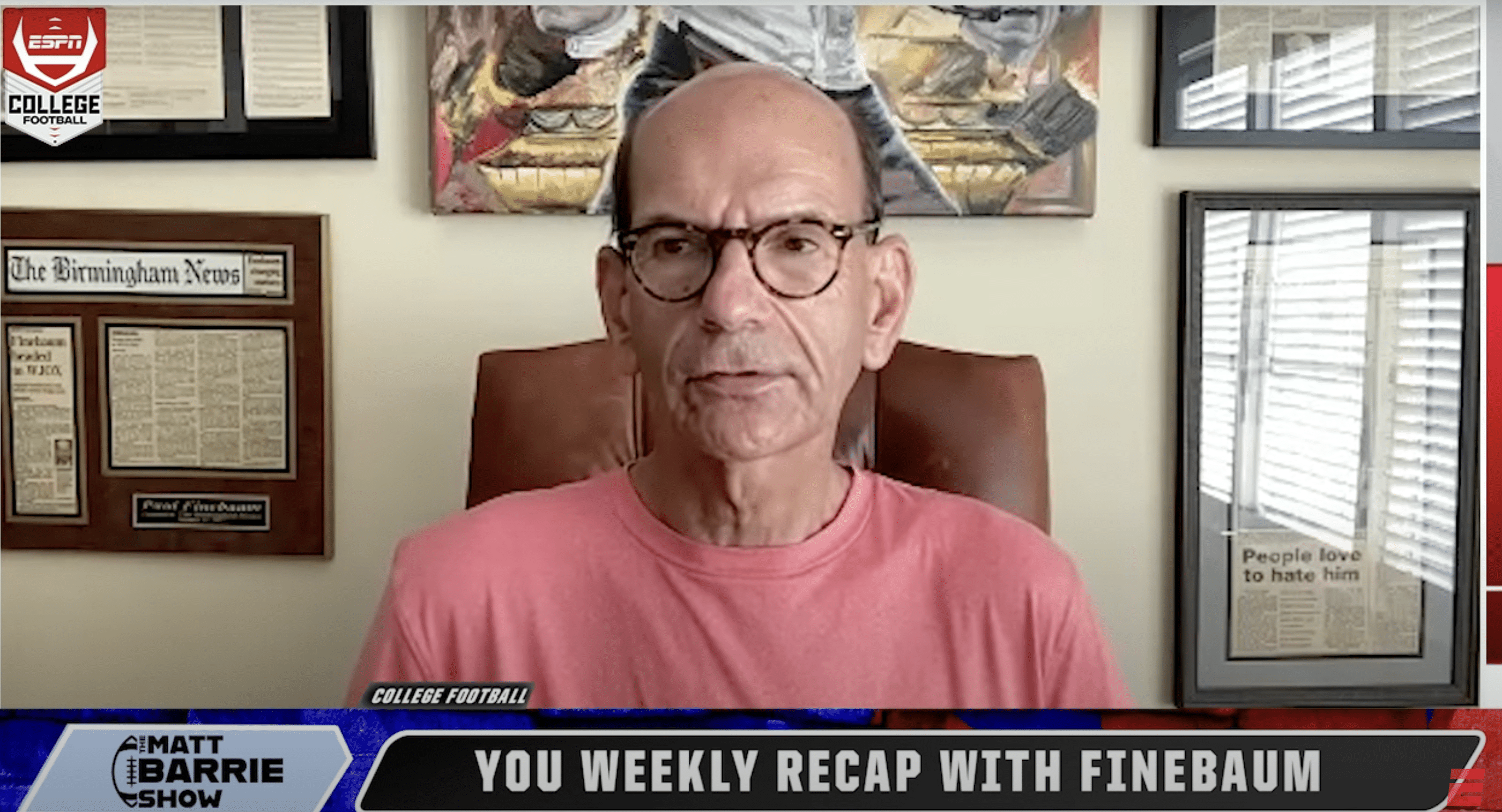 Paul Finebaum points to conference to watch ahead of Tuesday's Playoff ...