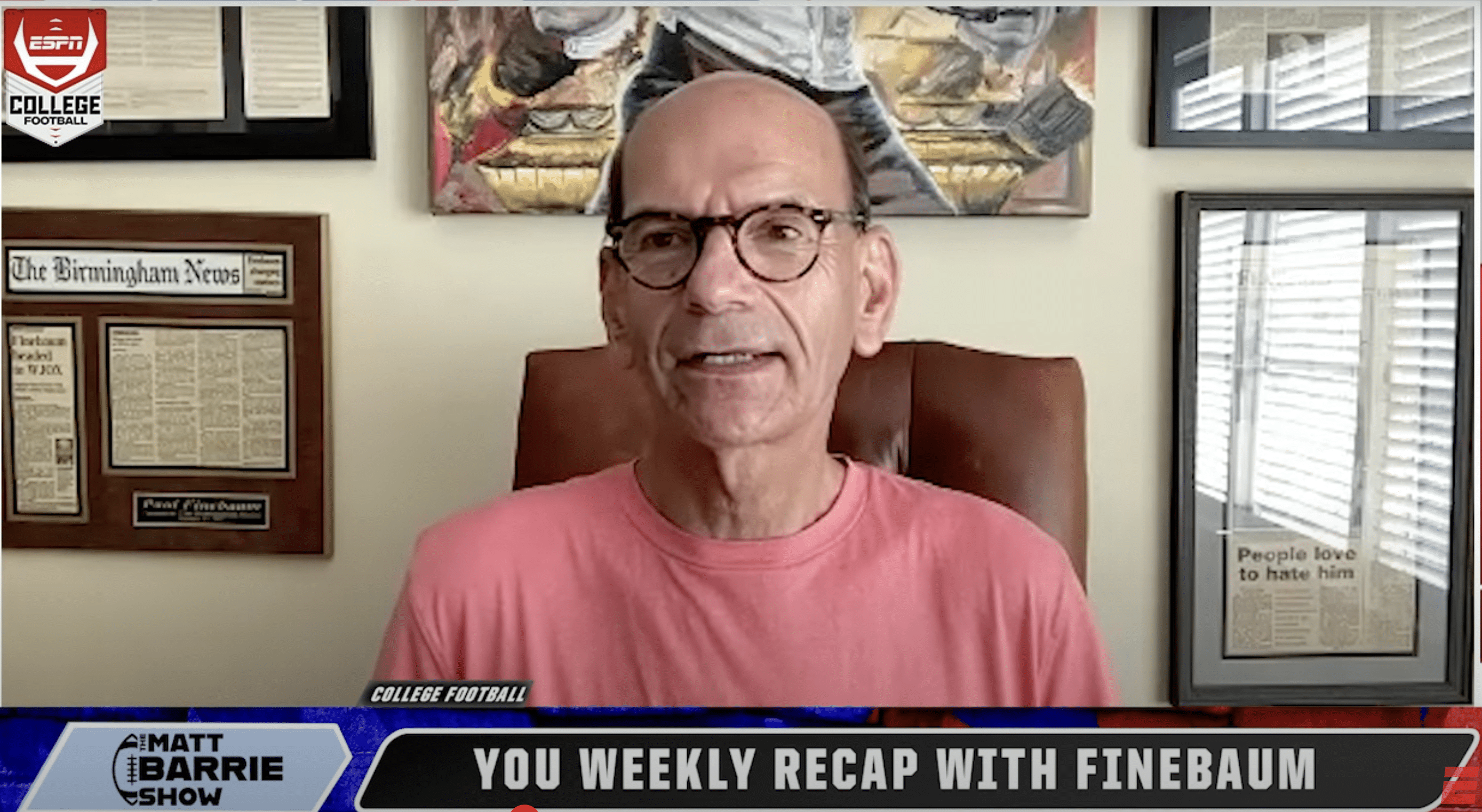Paul Finebaum explains changing narrative about Georgia - Saturday Down ...