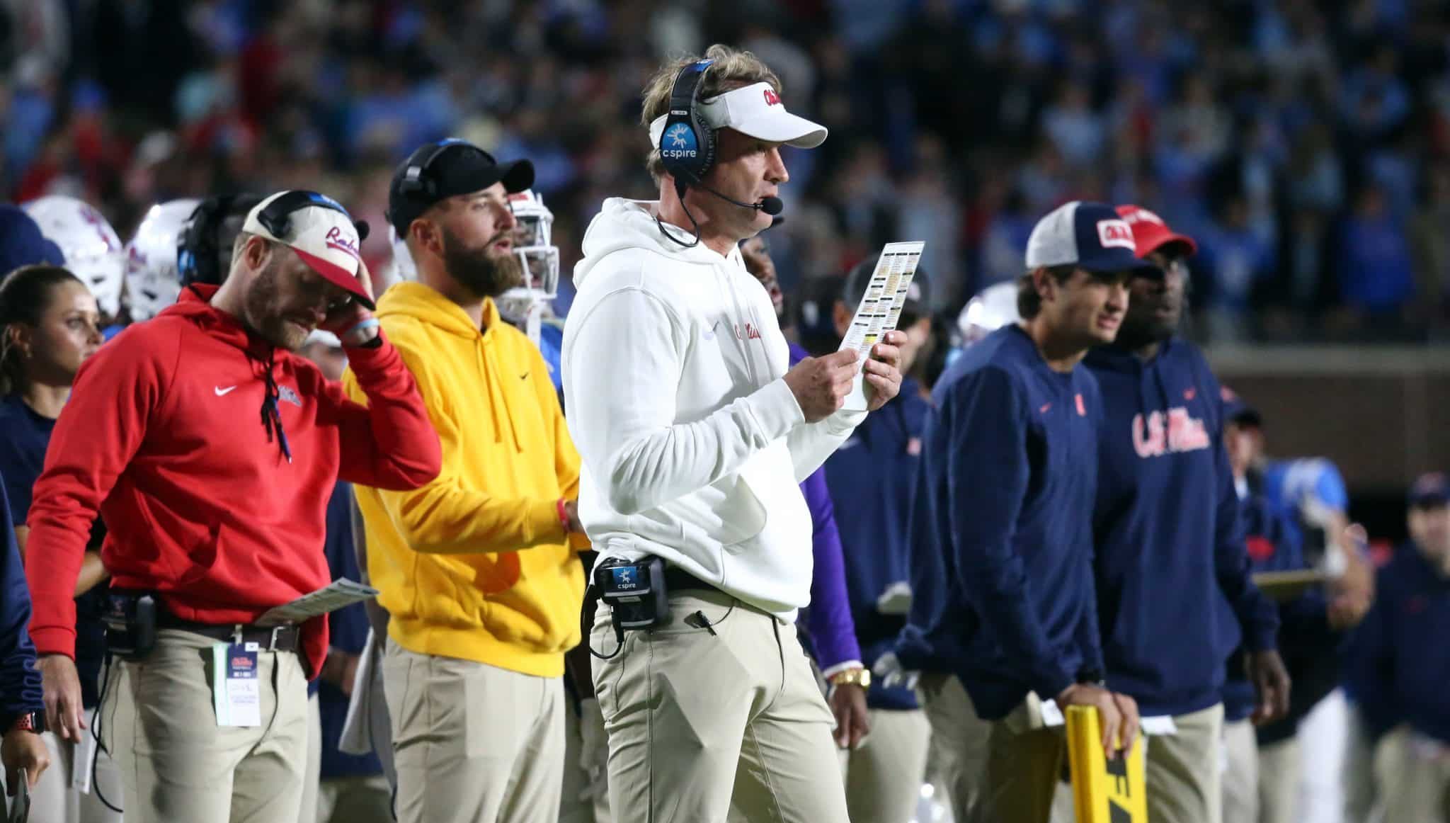Lane Kiffin explains what he has to do to bring Ole Miss level with ...