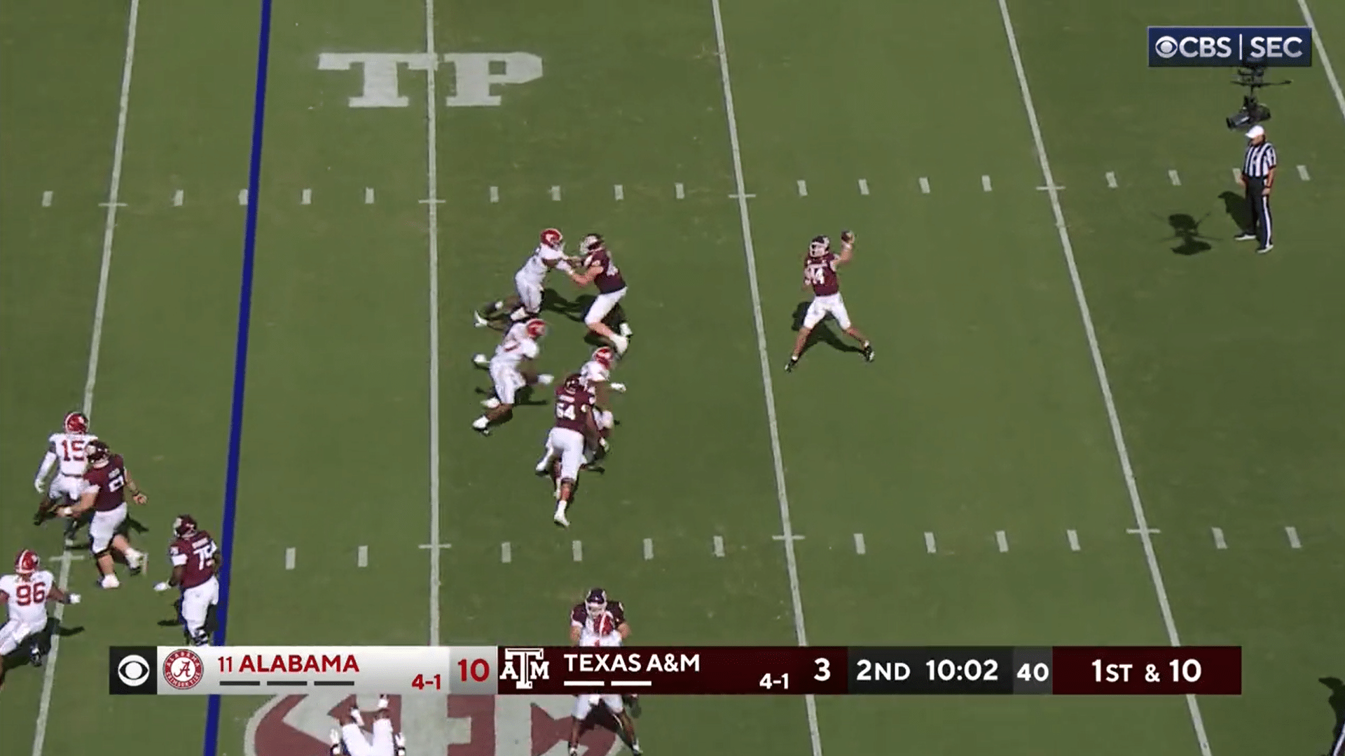 Family affair: Max Johnson connects with brother Jake Johnson for TD vs ...