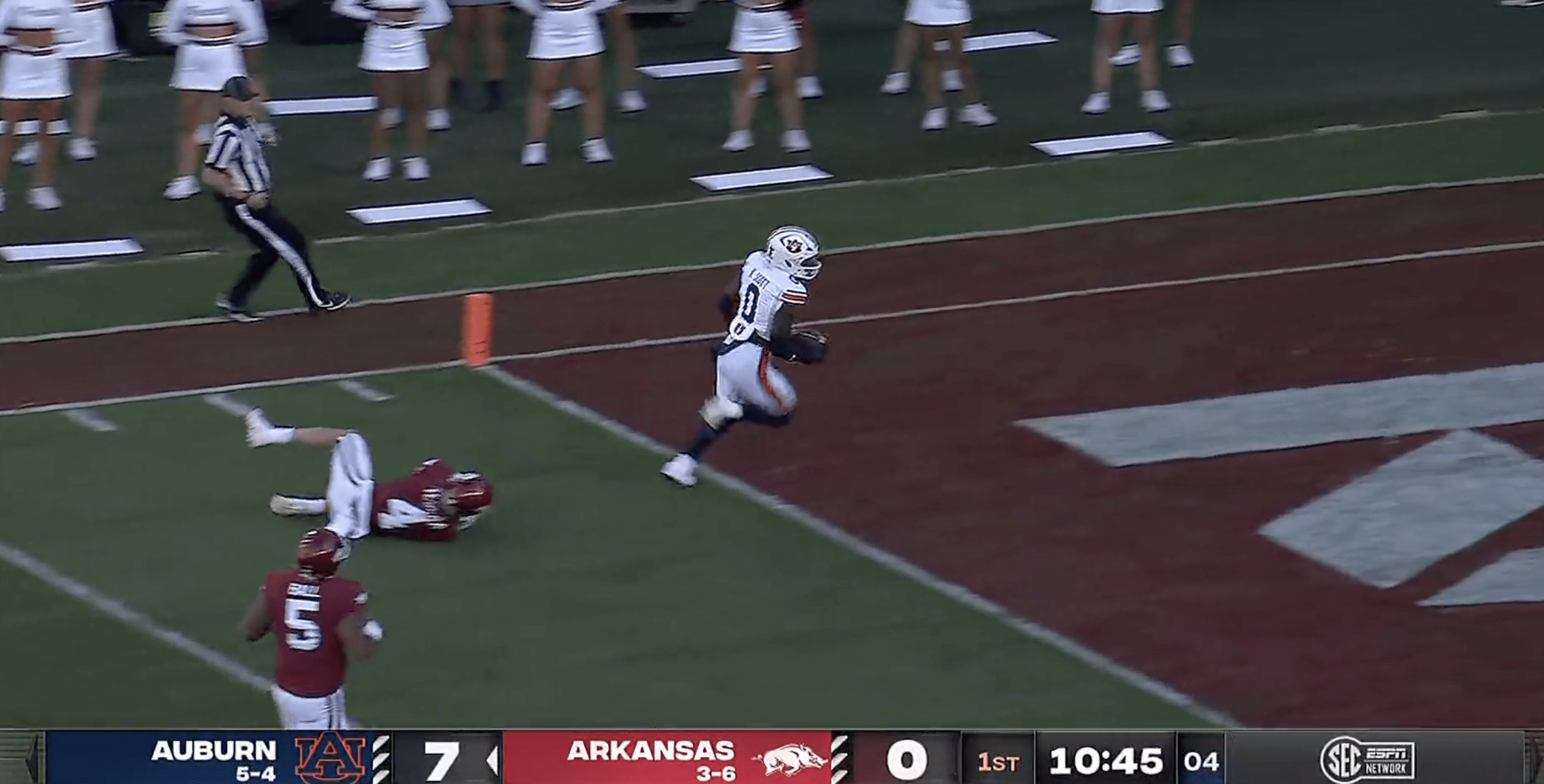 Keionte Scott uses punt return TD to deliver Auburn's longest play of ...