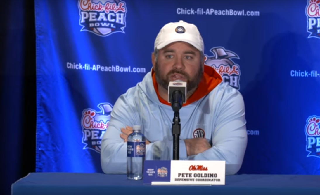 Pete Golding shares what motivated Ole Miss in CFP win over Tulane ...