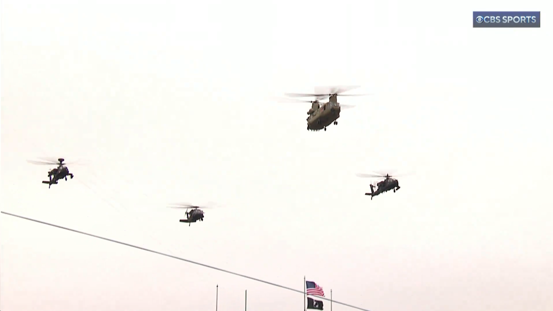 Incredible footage shows patriotic scene, flyovers ahead of Army-Navy ...