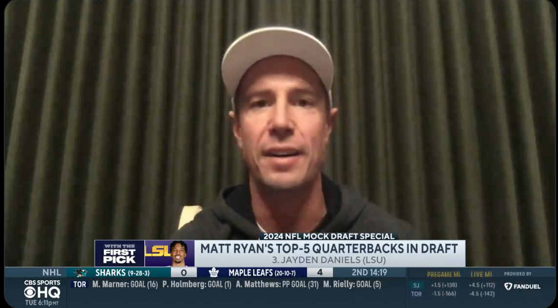 Matt Ryan calls Jayden Daniels the 'most intriguing' prospect in the ...