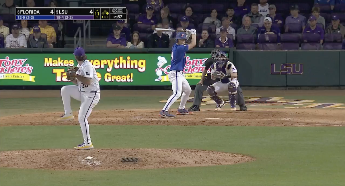 Jac Caglianone lifts Florida to extra-inning victory over LSU, tying ...