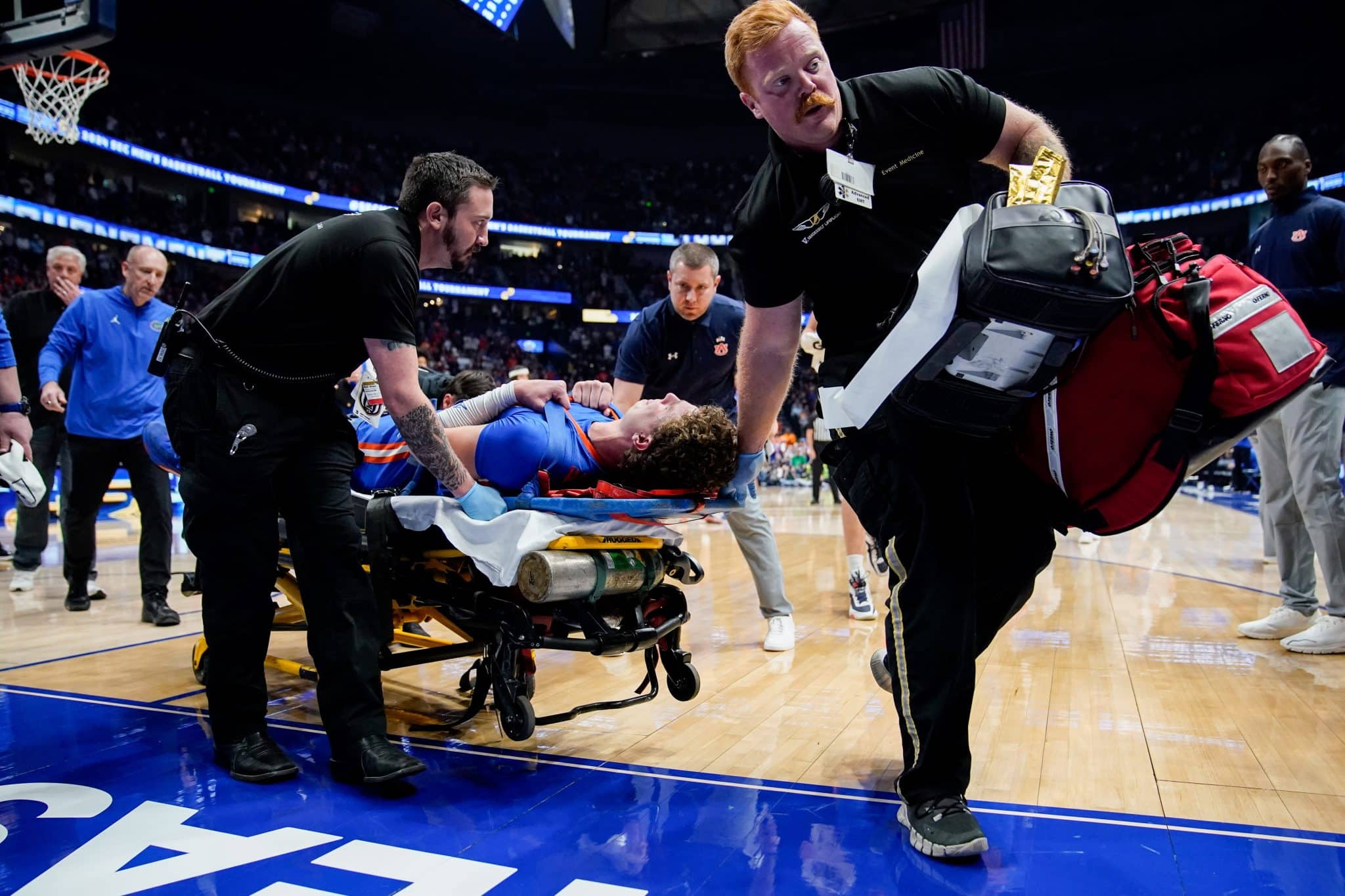 Micah Handlogten suffers gruesome injury in SEC Tournament championship ...