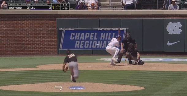 LSU's Steven Milam hits walk-off home run to beat Wofford in opening ...