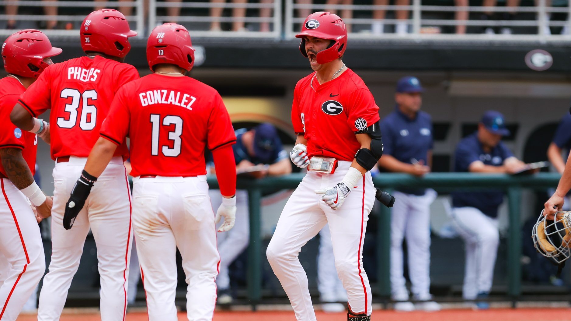 Georgia rides record-setting grand slam from Kolby Branch to regional ...