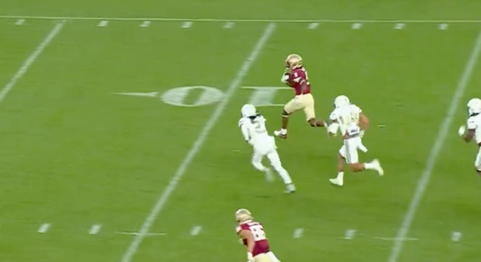 Florida State scores first touchdown of 2024 season, runs swinging gate ...