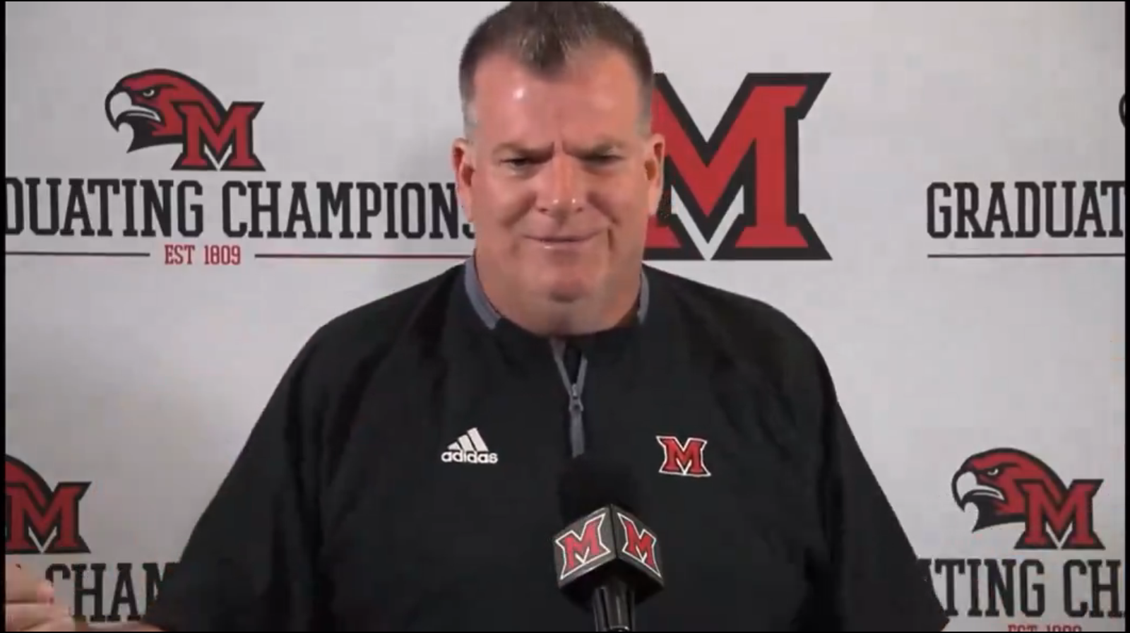 Miami (OH) head coach Chuck Martin goes on epic rant against sideline ...