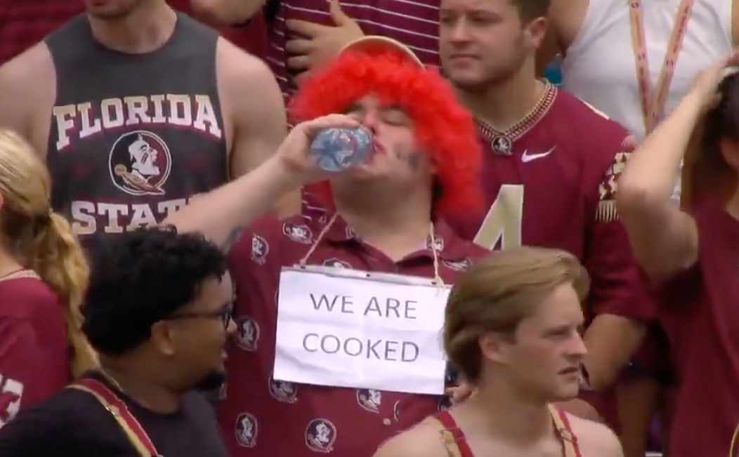 Florida State fan perfectly sums up Seminoles' first quarter vs ...