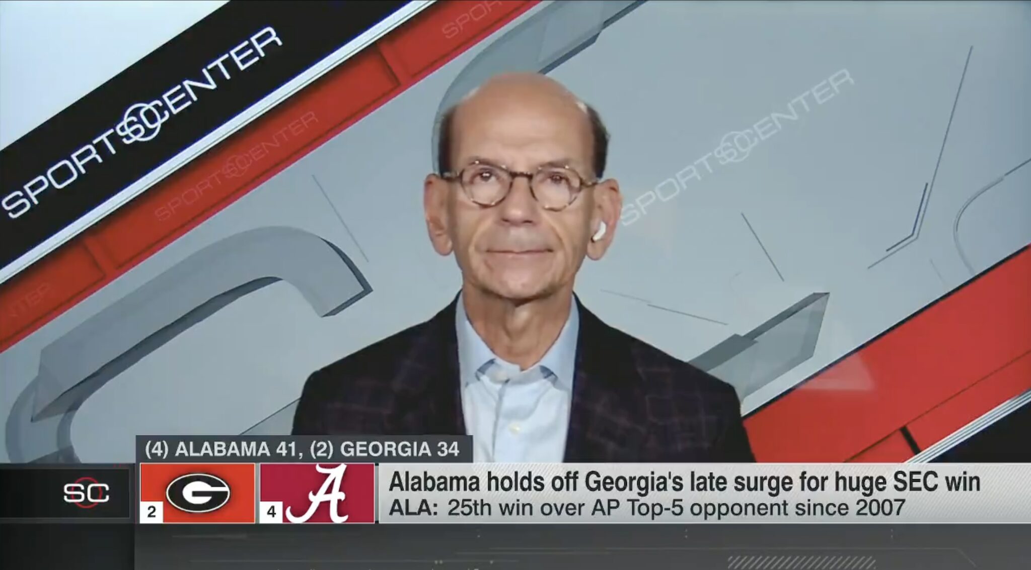 Paul Finebaum reacts to Alabama-Georgia, says it's the best SEC game he ...