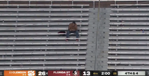 Florida State 'Book Guy' makes triumphant return in FSU's loss to ...