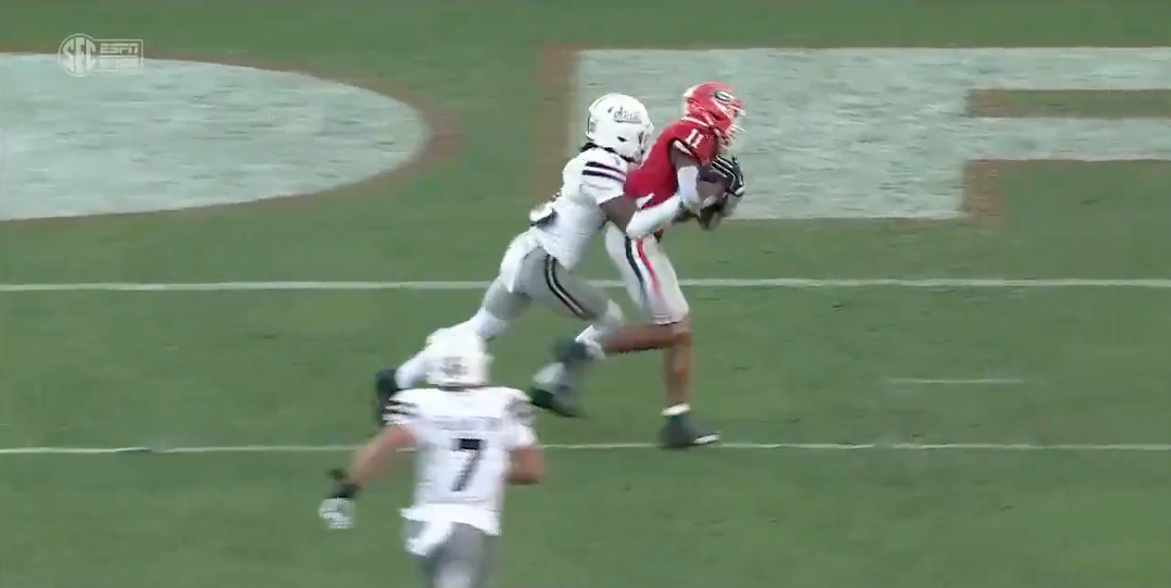 Worst tackle attempt of the season leads to big-play Georgia touchdown ...