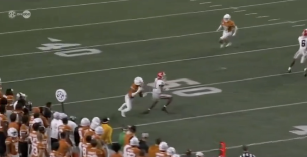 Texas gets game-changing INT vs. Georgia thanks to controversial no ...