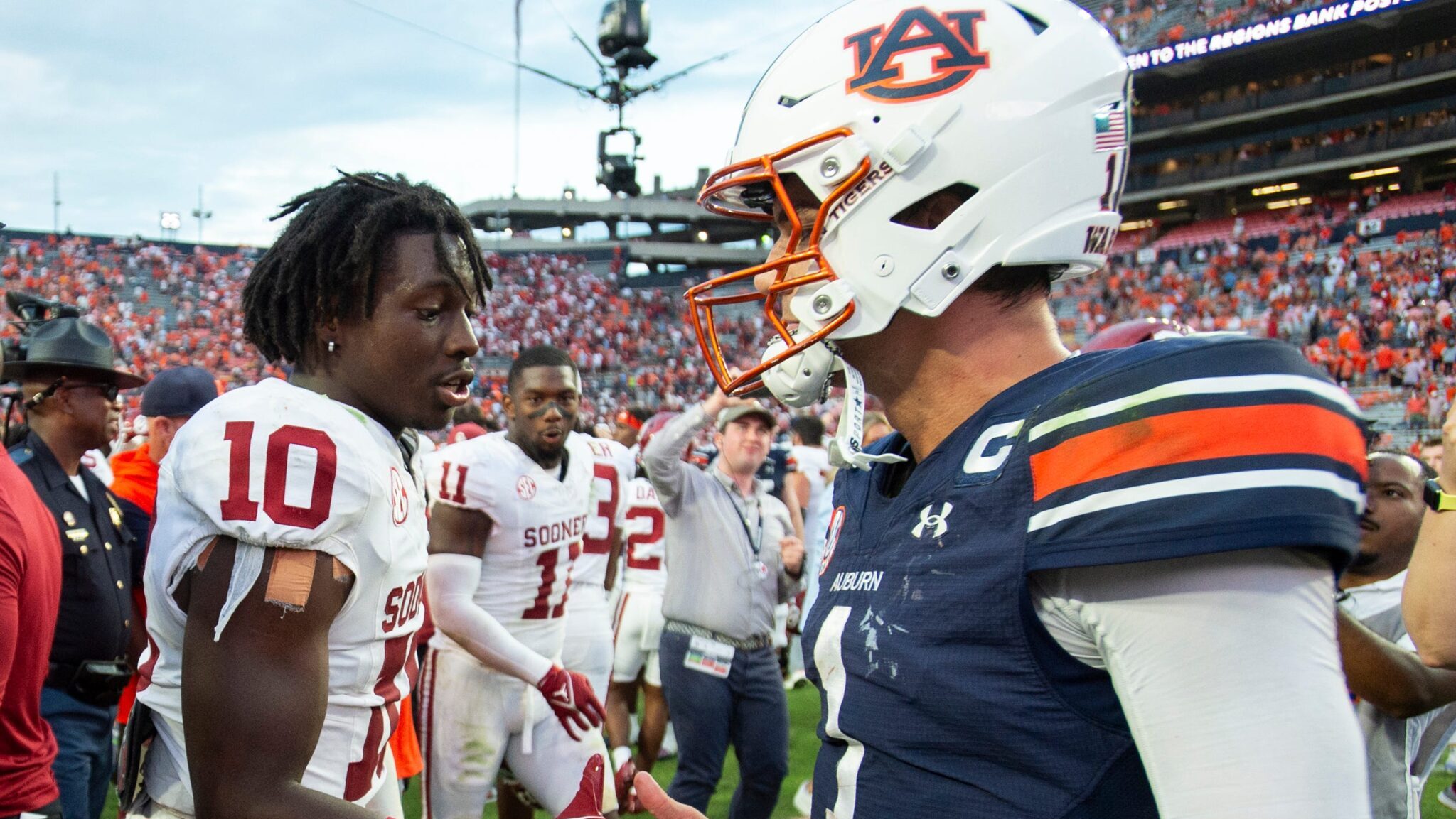 Payton Thorne explains what happened on pick-6 vs. Oklahoma - Saturday ...