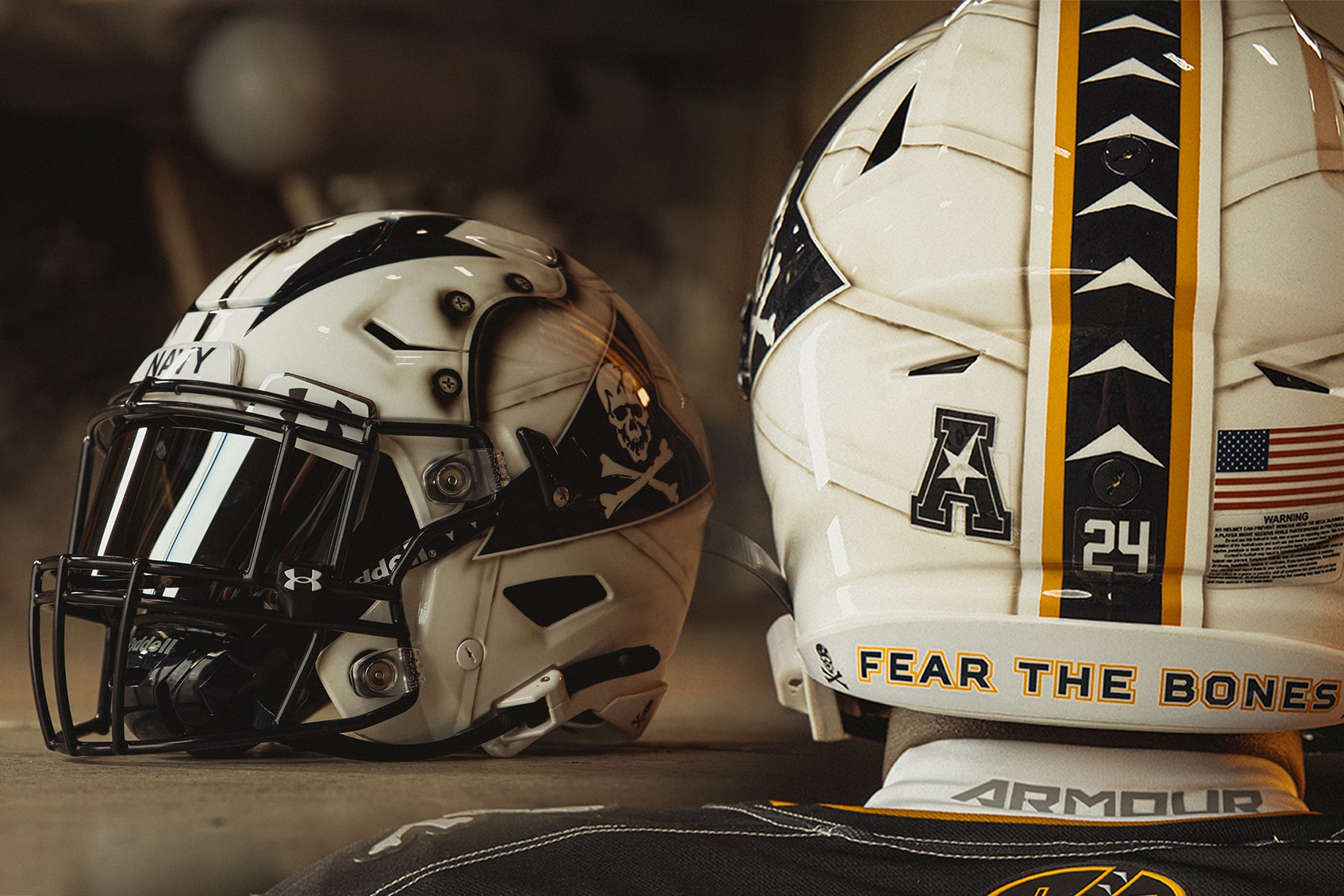Navy unveils incredible Jolly Roger uniforms for Army-Navy game ...