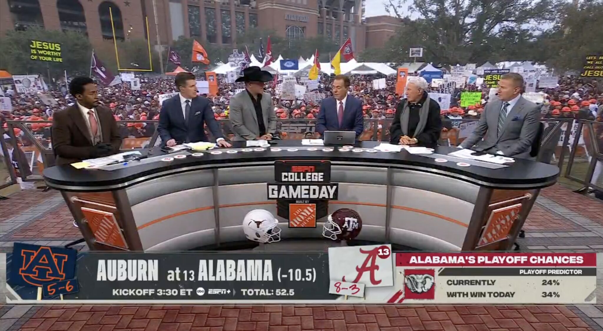 College GameDay crew and Dude Perfect pick winners for Rivalry Week SEC ...
