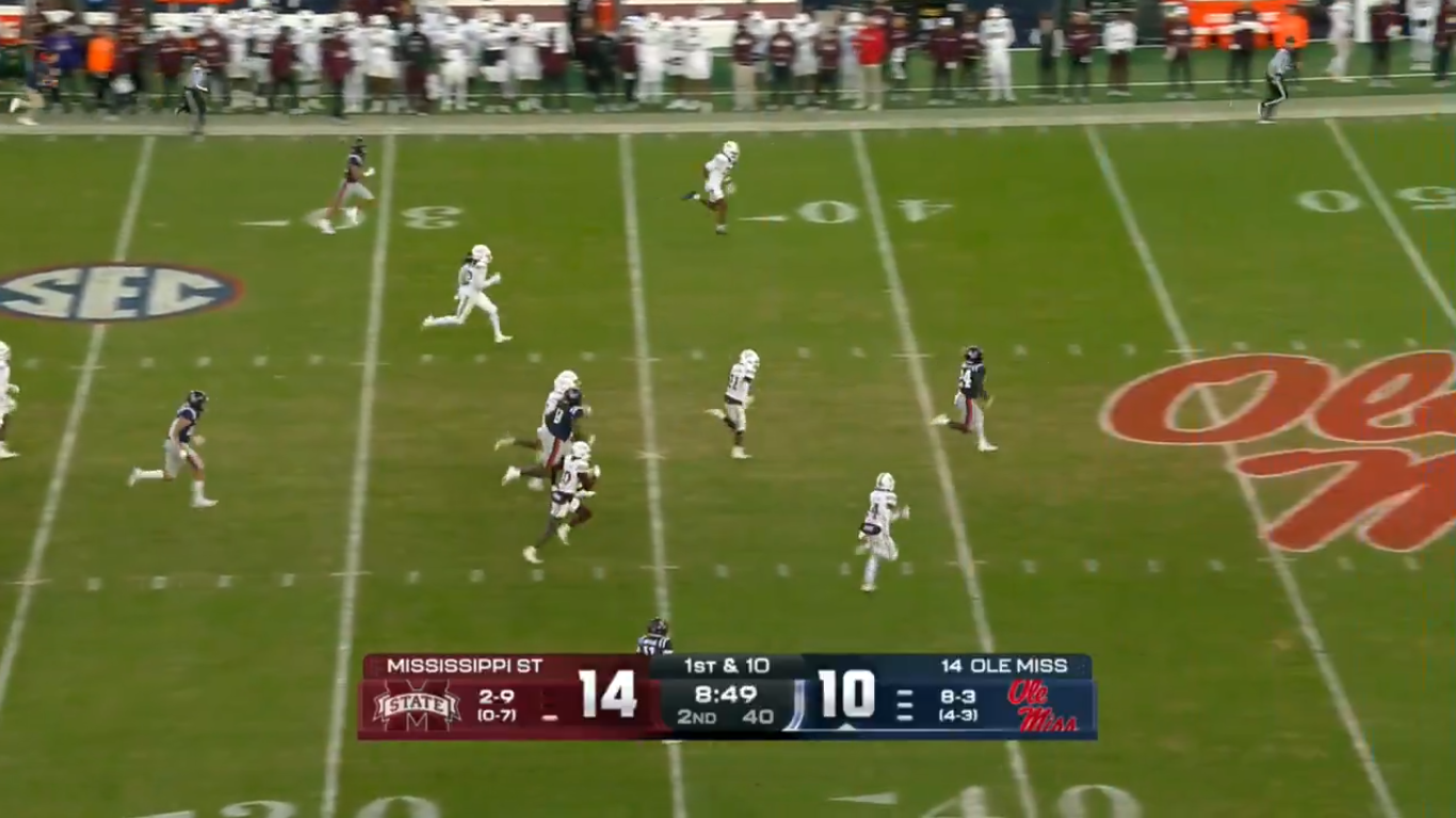 Ulysses Bentley IV ignites Egg Bowl with 89-yard TD for Ole Miss ...