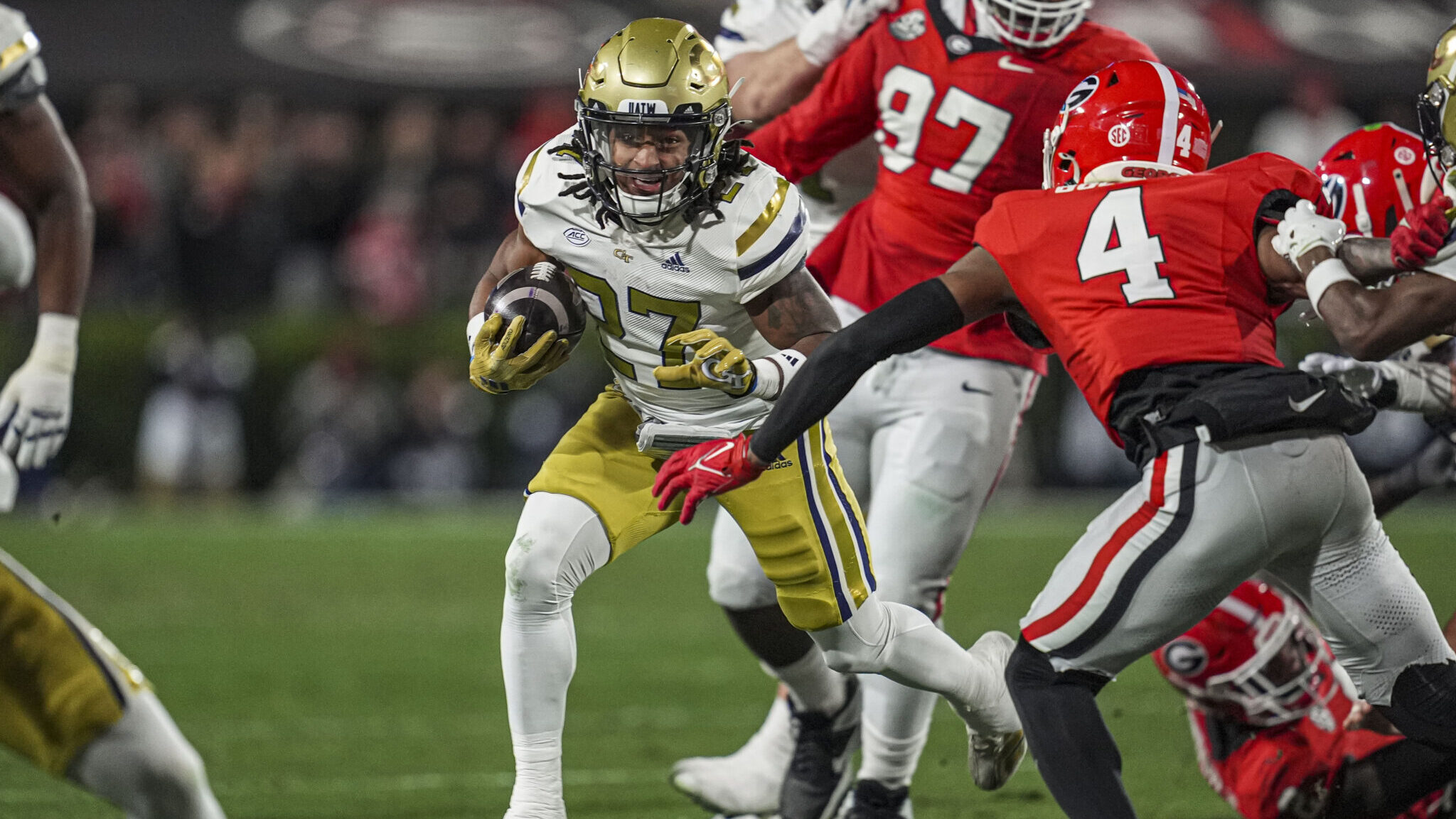 Georgia on upset alert? Bulldogs trailing Georgia Tech by multiple ...