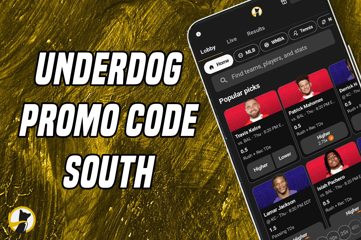 Underdog Promo Code SOUTH: $1,000 Bonus for Black Friday Games - Saturday Down South